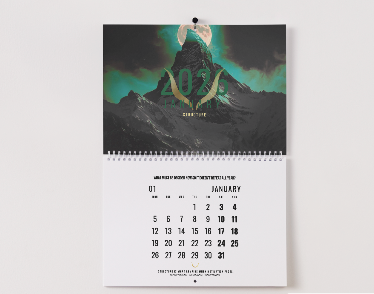 Beauty Horns Calendar 2026 – BEAUTY HORNS